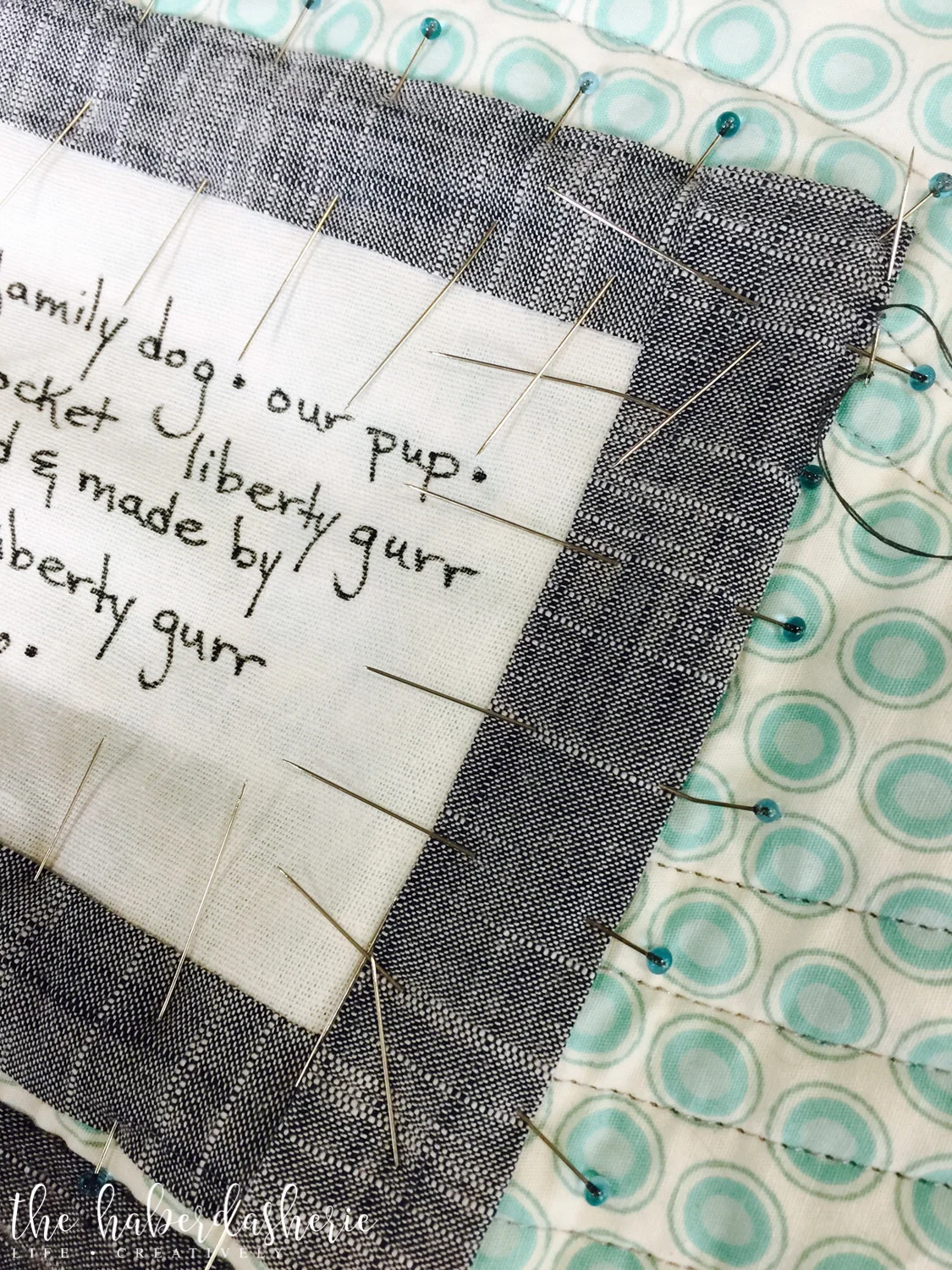 a creative final touch: quilt label tutorial — the haberdasherie