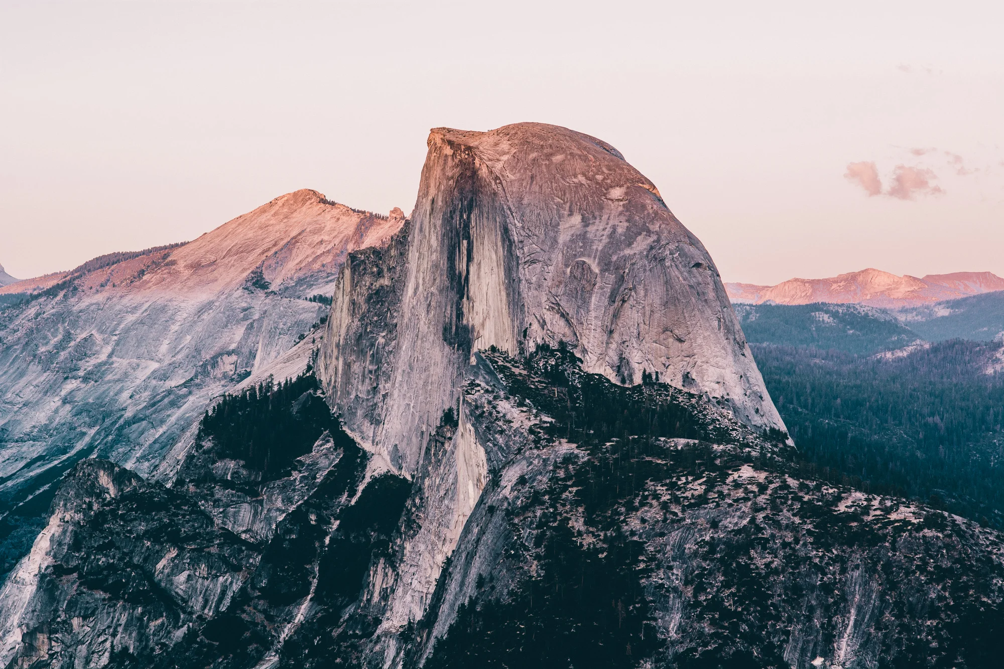 Half Dome Sunset
