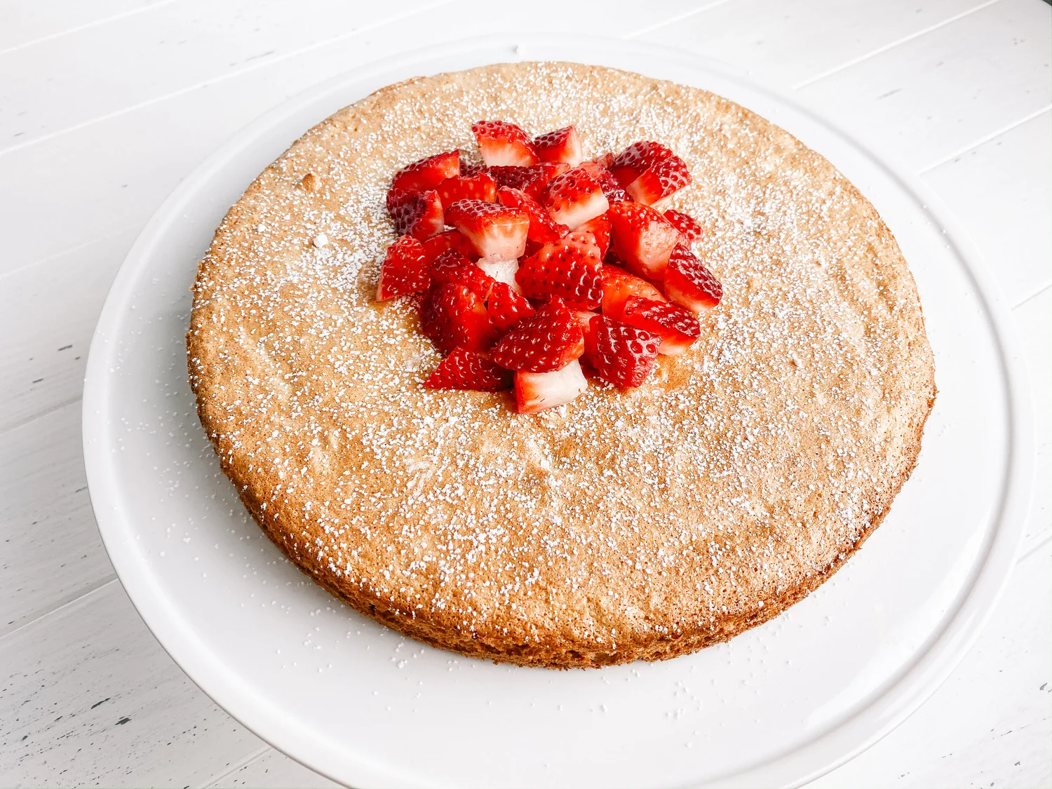 Flourless Orange Almond Cake with Berries — The Trail To Health
