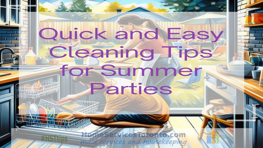 Quick and Easy Cleaning Tips for Summer Parties