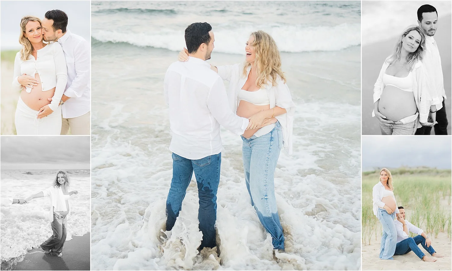 Playful + Romantic Pregnancy Photos in Spring Lake | Jersey Shore ...