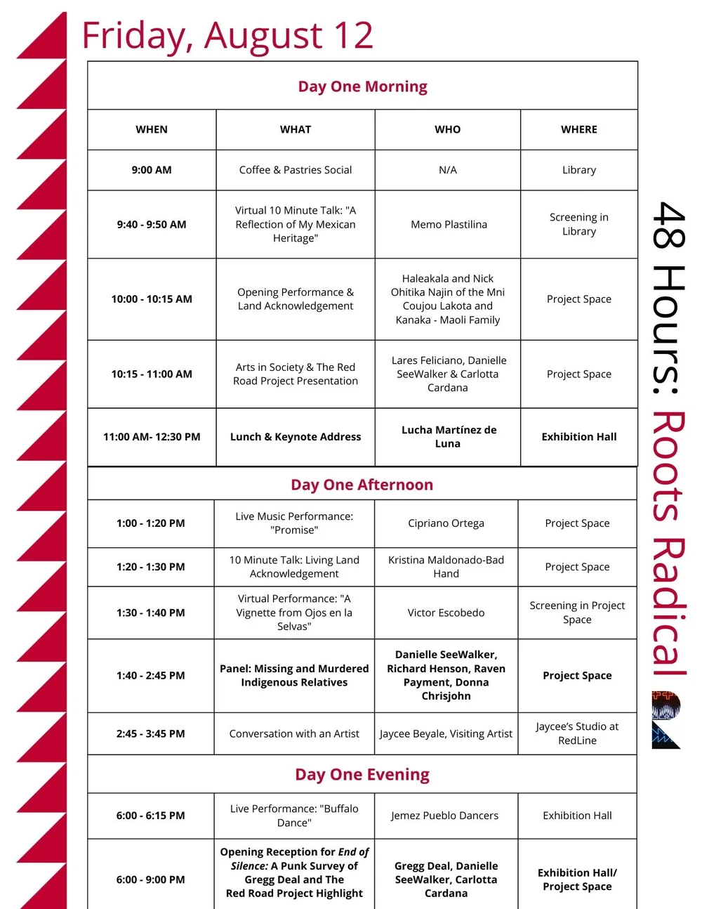 48 Hours Summit 2022: Roots Radical — RedLine Contemporary Art Center ...