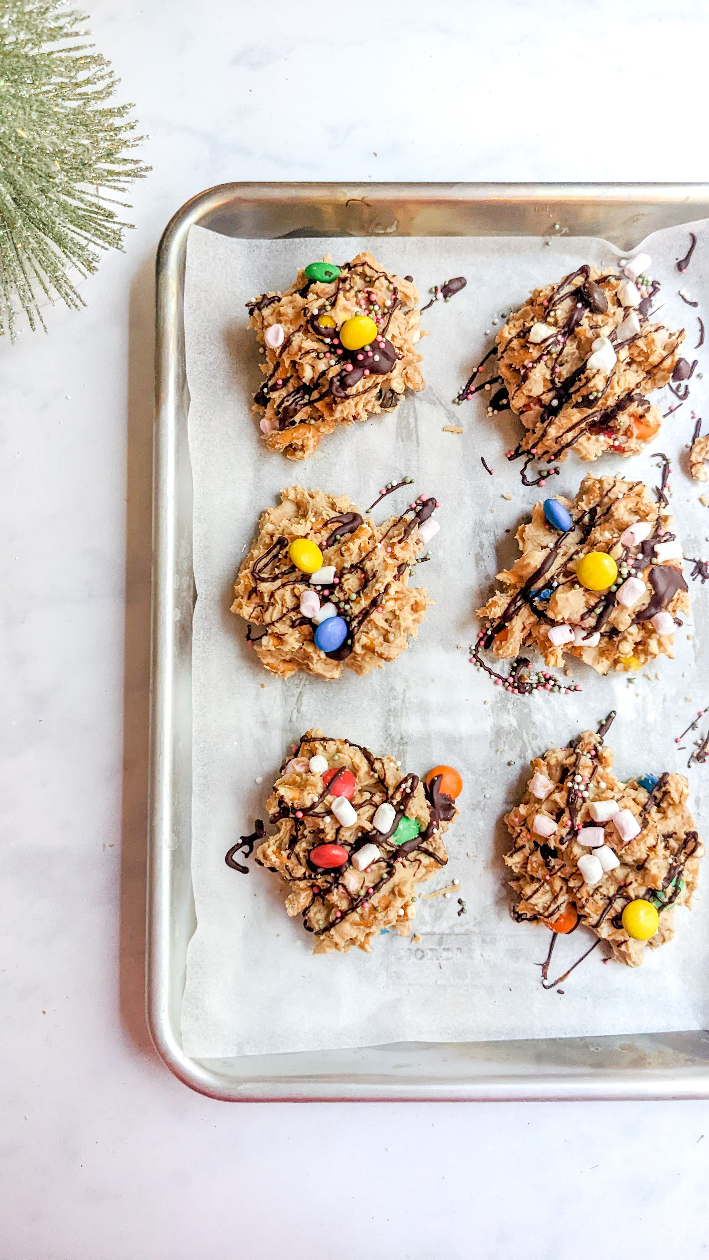 Elf breakfast spaghetti no-bake Christmas cookies — MARTHA COLLISON
