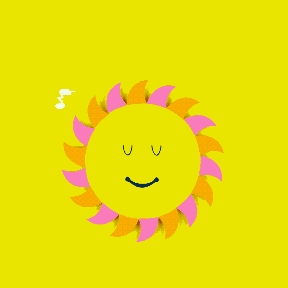 Animated Smiling Sun Gif