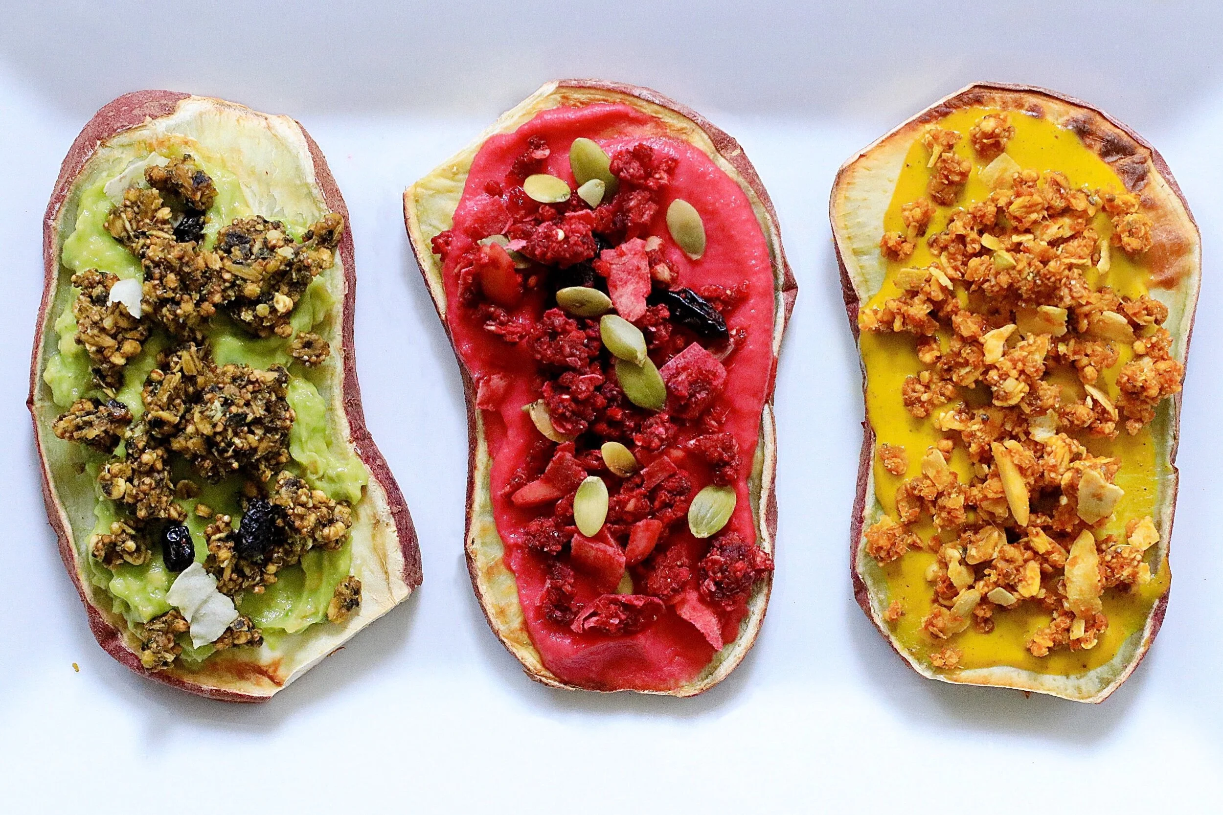 Recipe: Rainbow Sweet Potato Toast Trio by Danielle Bear ...
