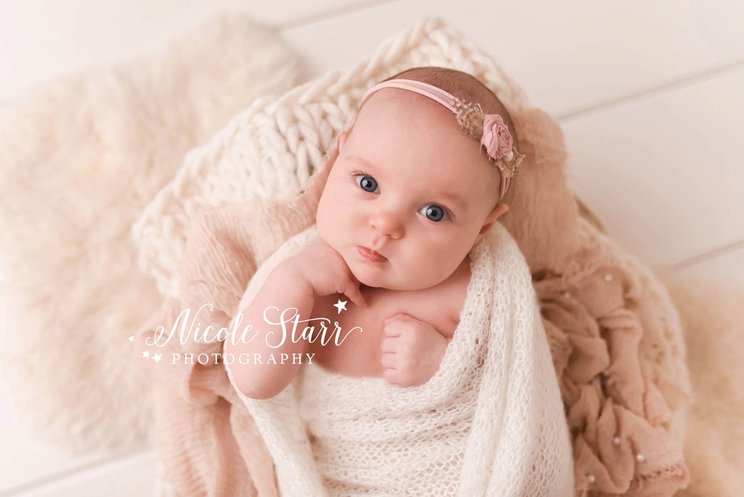 An Older Newborn Session for a Sweet Baby Girl — Saratoga Springs Baby ...