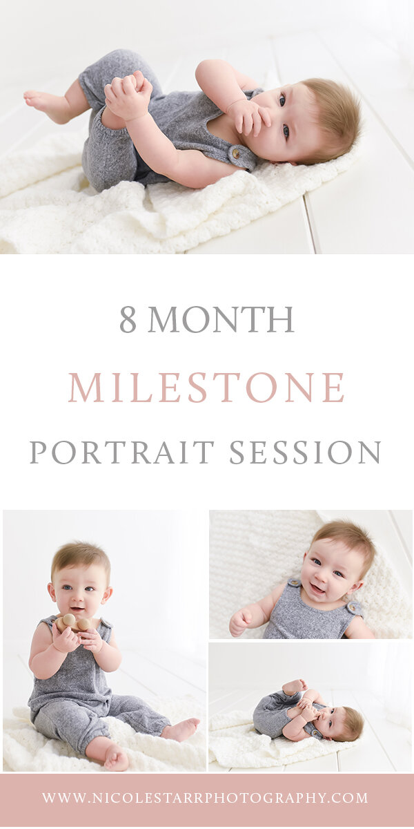 8 Month Milestone Portraits in our Saratoga Springs Baby Photography ...