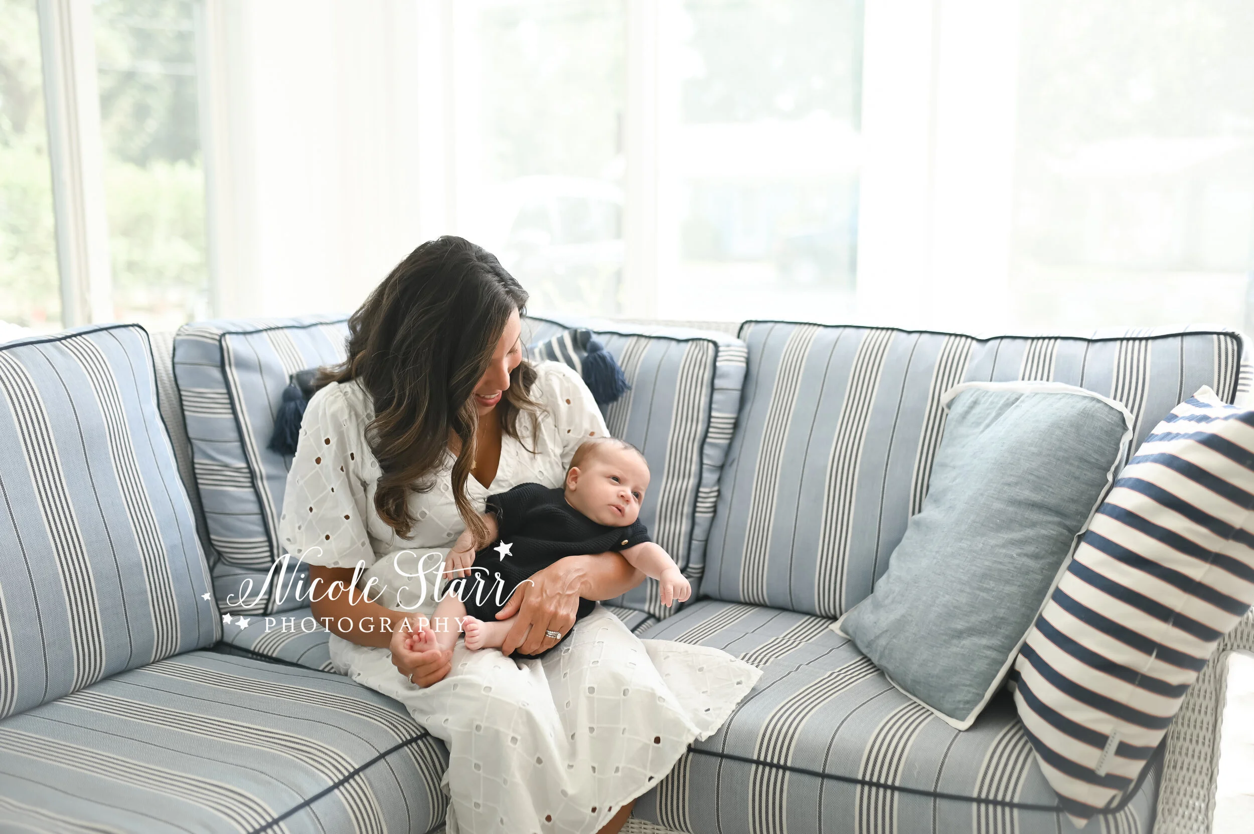 Lifestyle Newborn Portrait Session in a Coastal Home — Saratoga Springs ...
