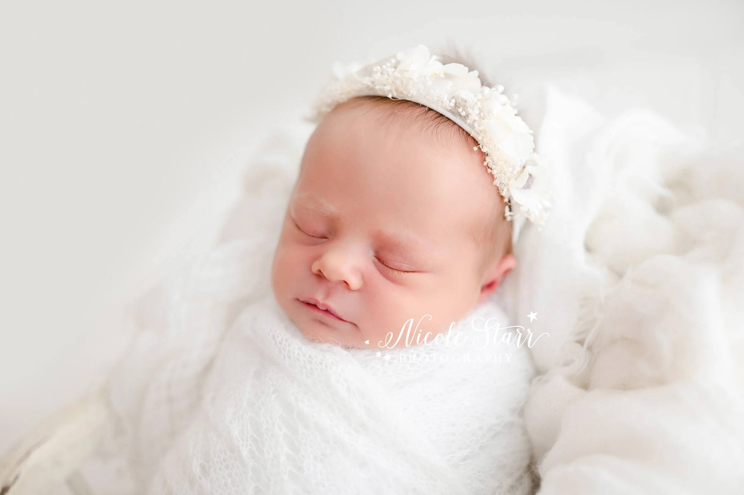 Cozy studio newborn portrait session for Winter Lily | Saratoga Springs ...