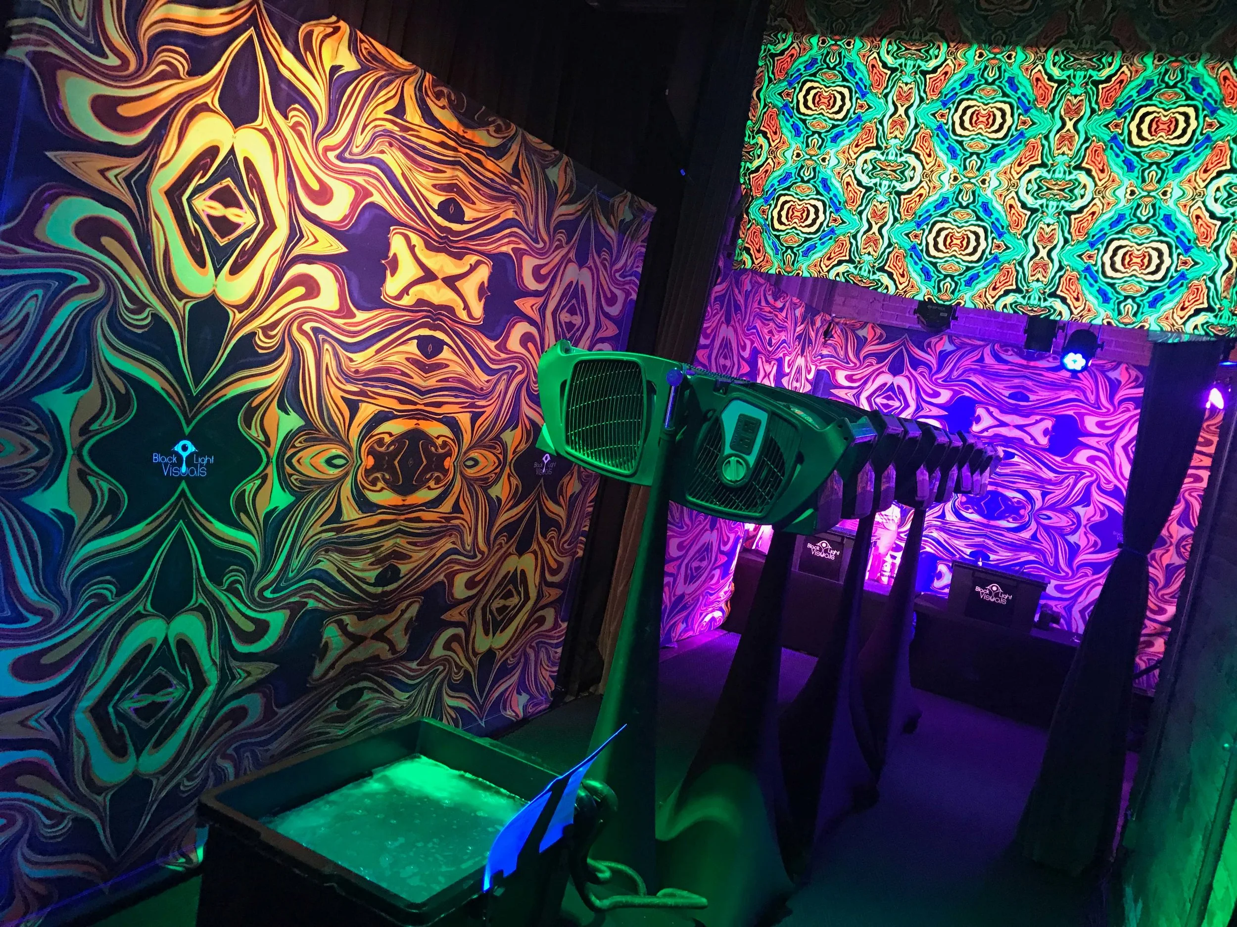 BLVisuals Body Marbling Gallery — Black Light Visuals