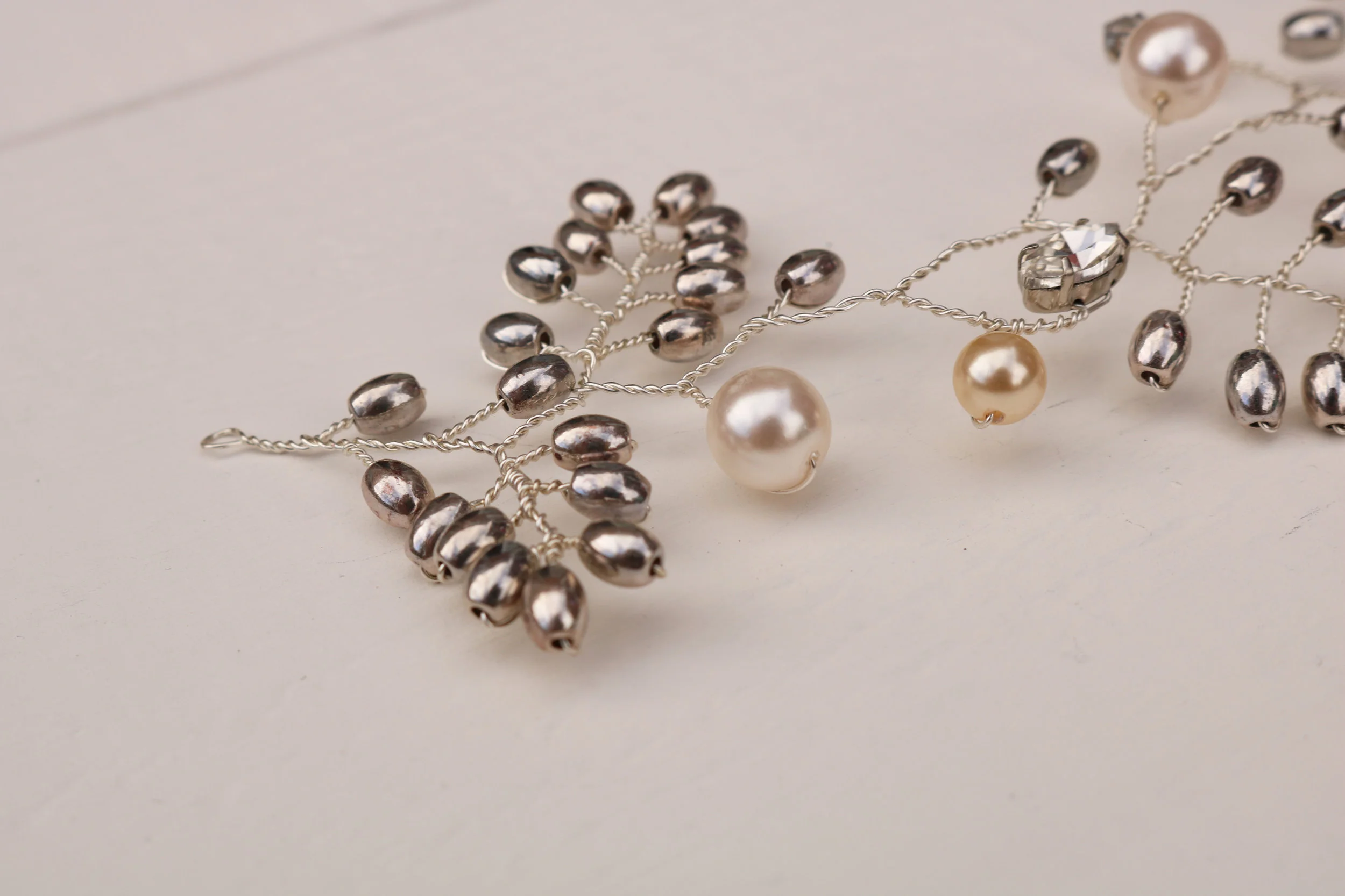 Wisteria Regency-Inspired Bridal Tiara — Elsa Rose Boutique
