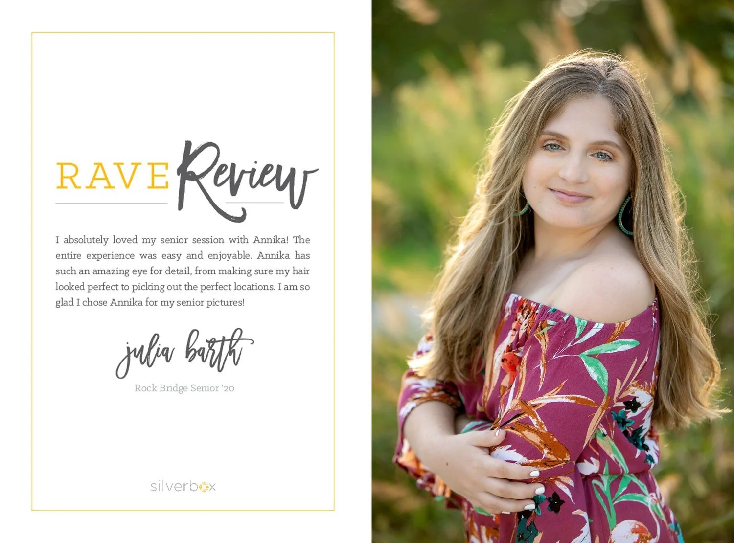 Julia Barth :: Rock Bridge SR'20 — SilverBox Photographers