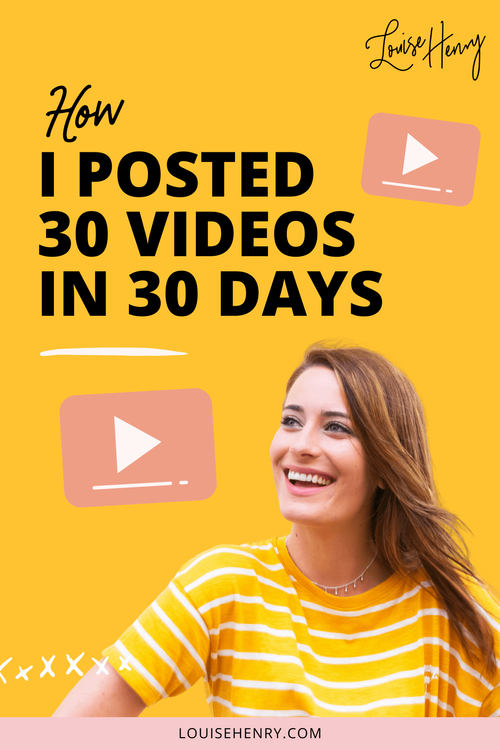 How to Create Video Content - How I Posted 30 Videos in 30 Days ...