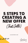 5 Steps to Creating a New Offer for Entrepreneurs (that sells 💰 ...