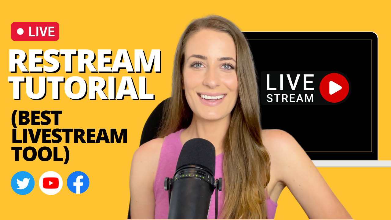 Best Livestream Tool: Restream io Tutorial 2022 🥰 — Louise Henry — Tech Expert & Online Business ...