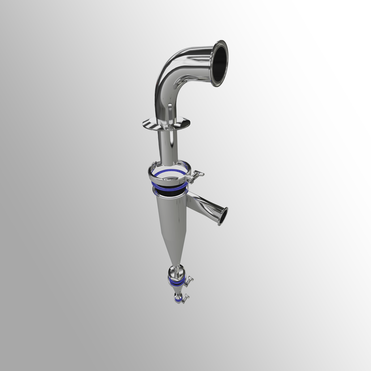 Pharmaceutical stainless steel hydro-cyclone for particle separation ...