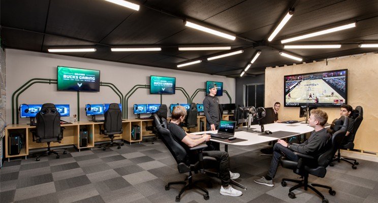 Designing Esports room interiors (gaming rooms) for university student ...