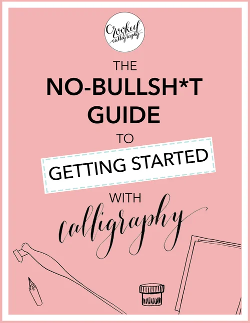 The MOST COMMON Beginner Calligraphy Mistakes — Crooked Calligraphy