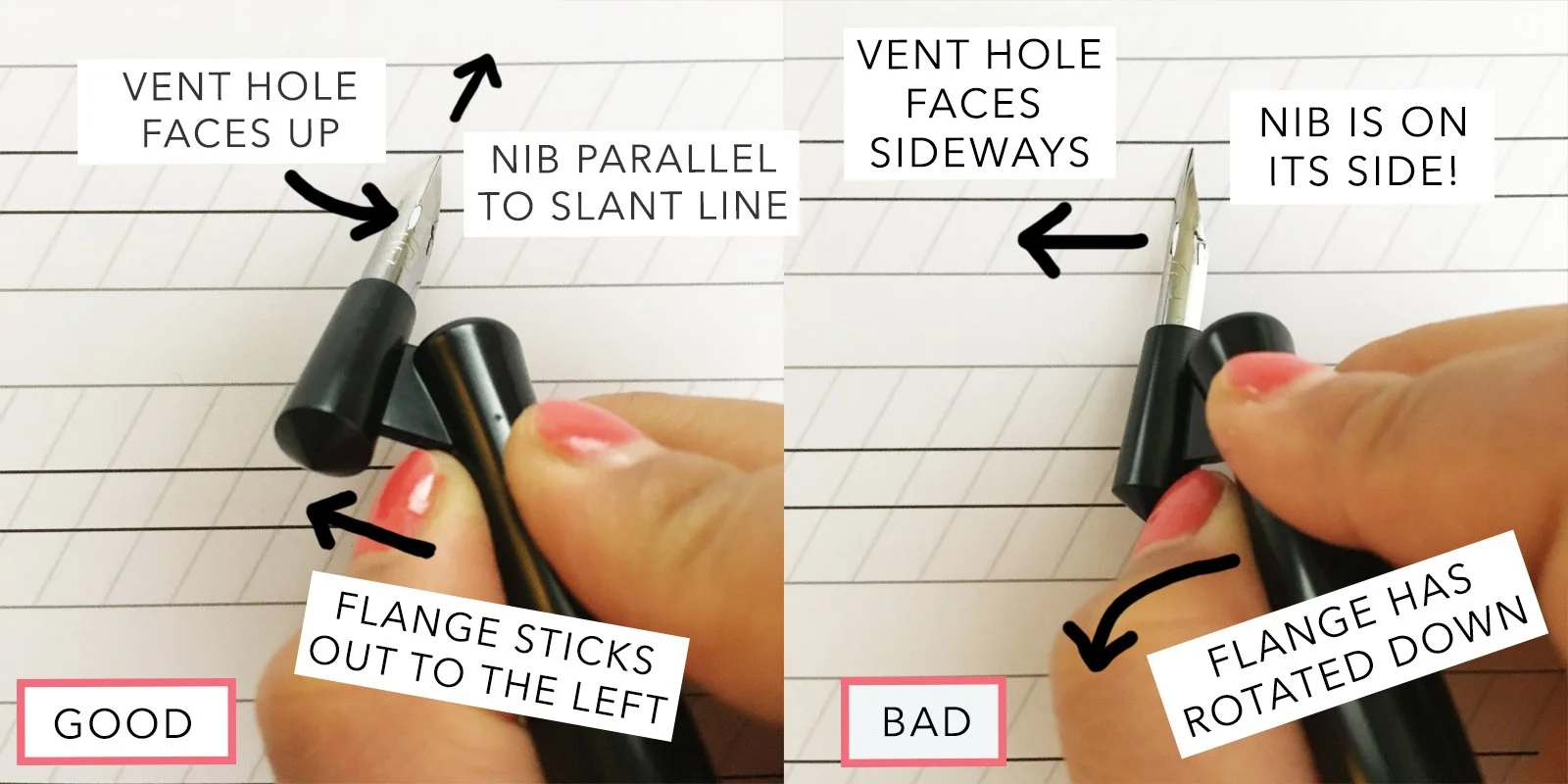 Ultimate Beginner's Guide to Pointed Pen Calligraphy [FREE WORKSHEET ...