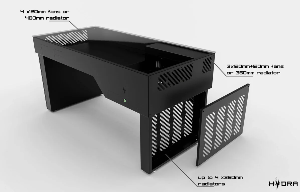 Computers Built Into Desks - Transforming Your Gaming PC Into a Real ...