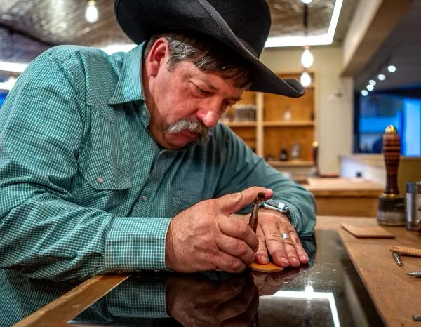 Q&A: Leather Worker Mark Barcus — Western Folklife Center
