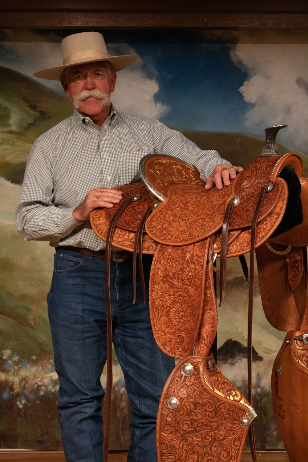 Unveiling Jeremiah Watt's Saddle — Western Folklife Center