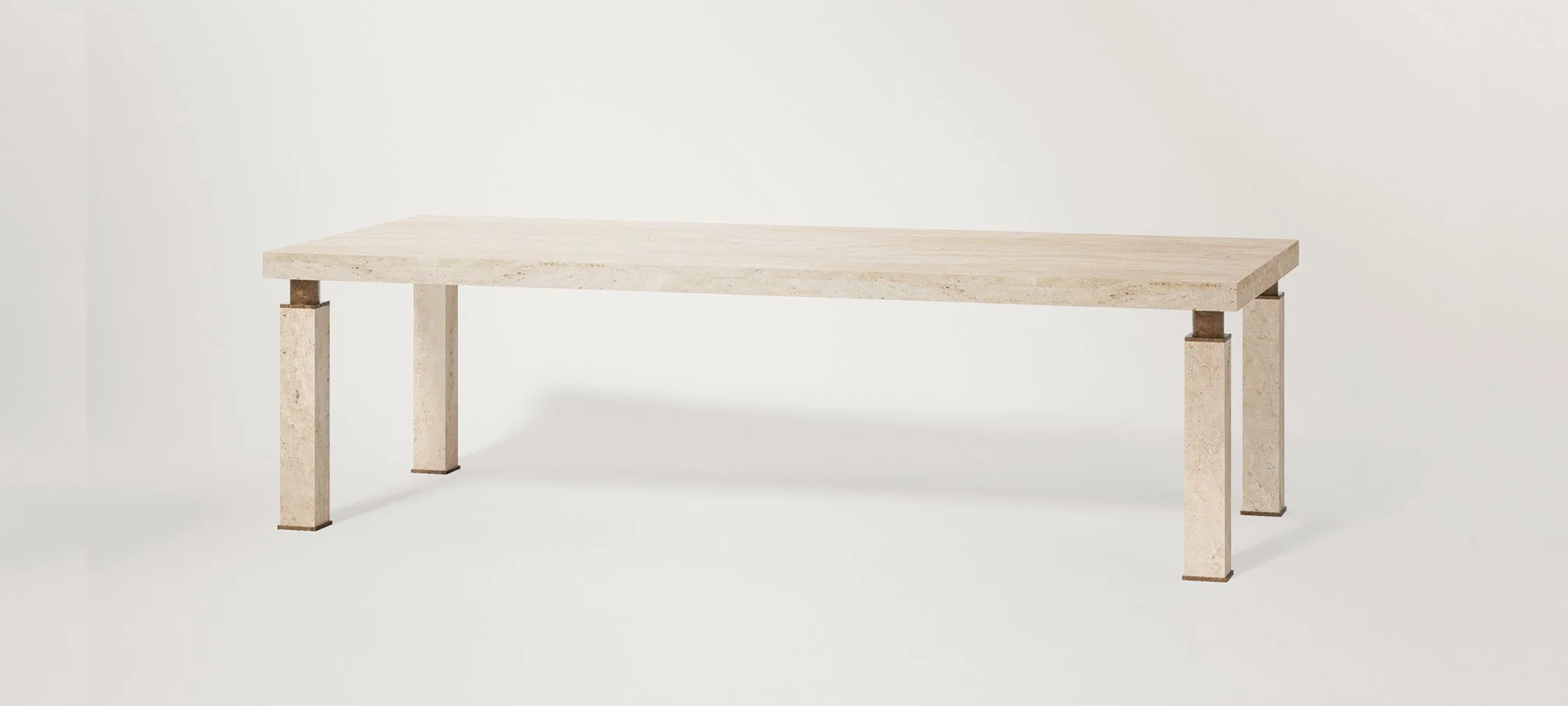 DIONE table rectangle 260 - stone — Garnier et Linker