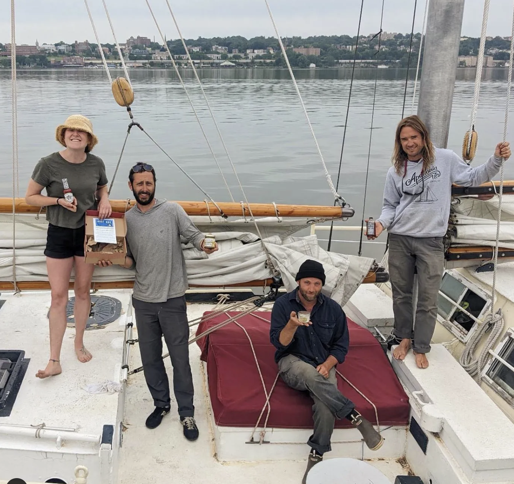 Since 2020, the Schooner Apollonia has transported over 200,000 pounds ...