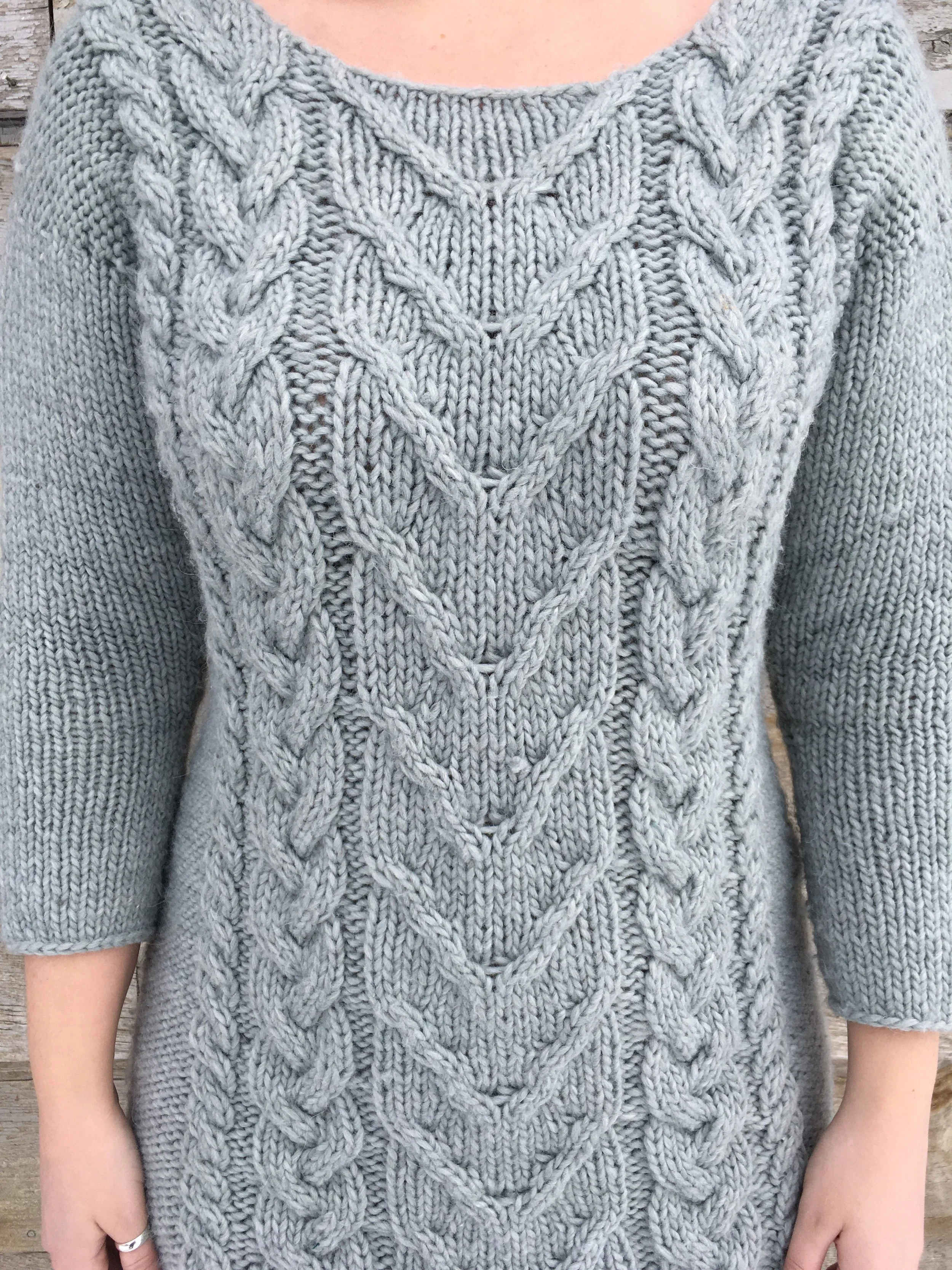 Hot and Bothered Cable Dress - Knitting Pattern — Knitatude