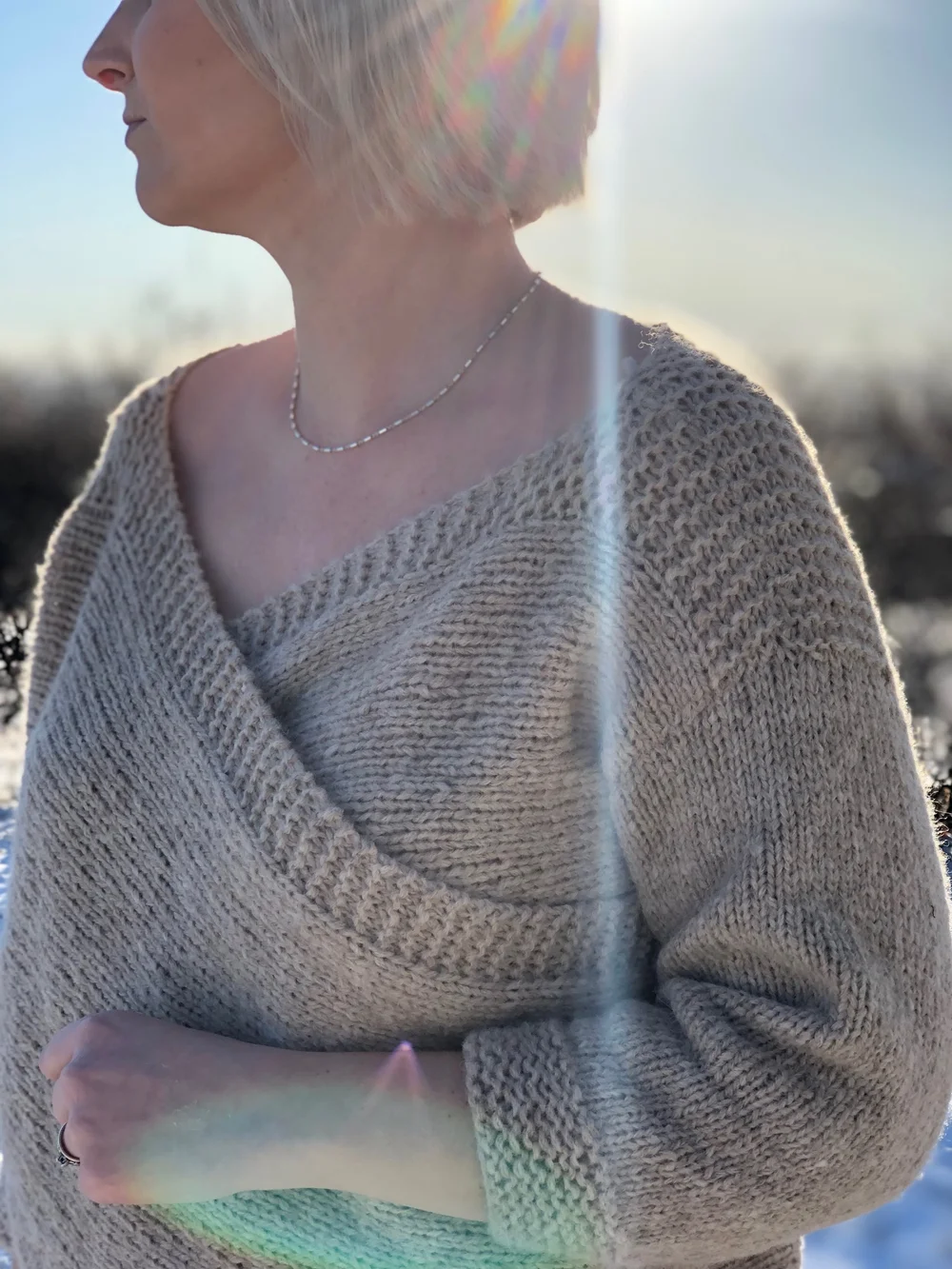THE COURSE OF THE CROSSBACK SWEATER — Knitatude