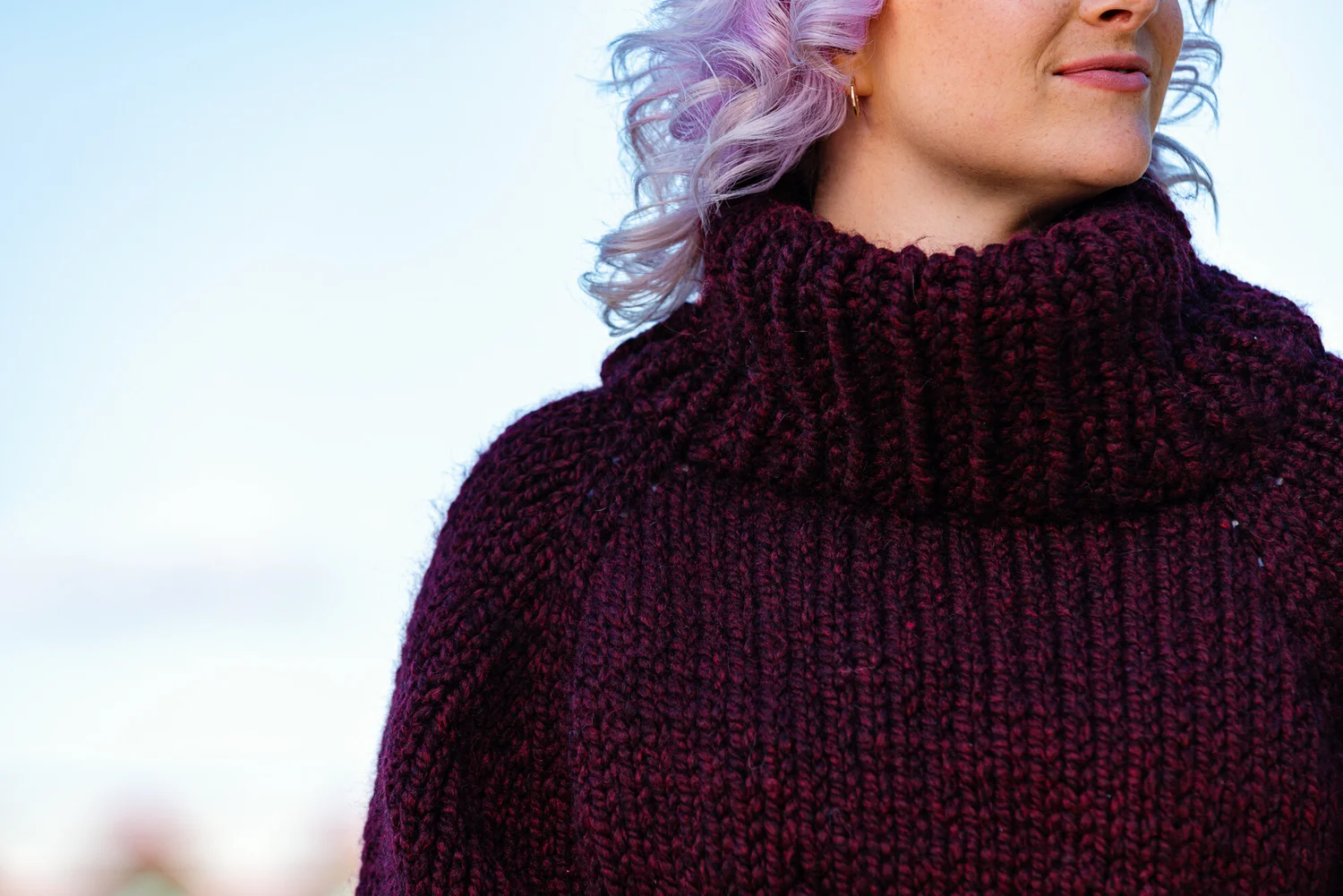 THE PERFECT OFFICE KNIT - BRAIDED PONCHO — Knitatude
