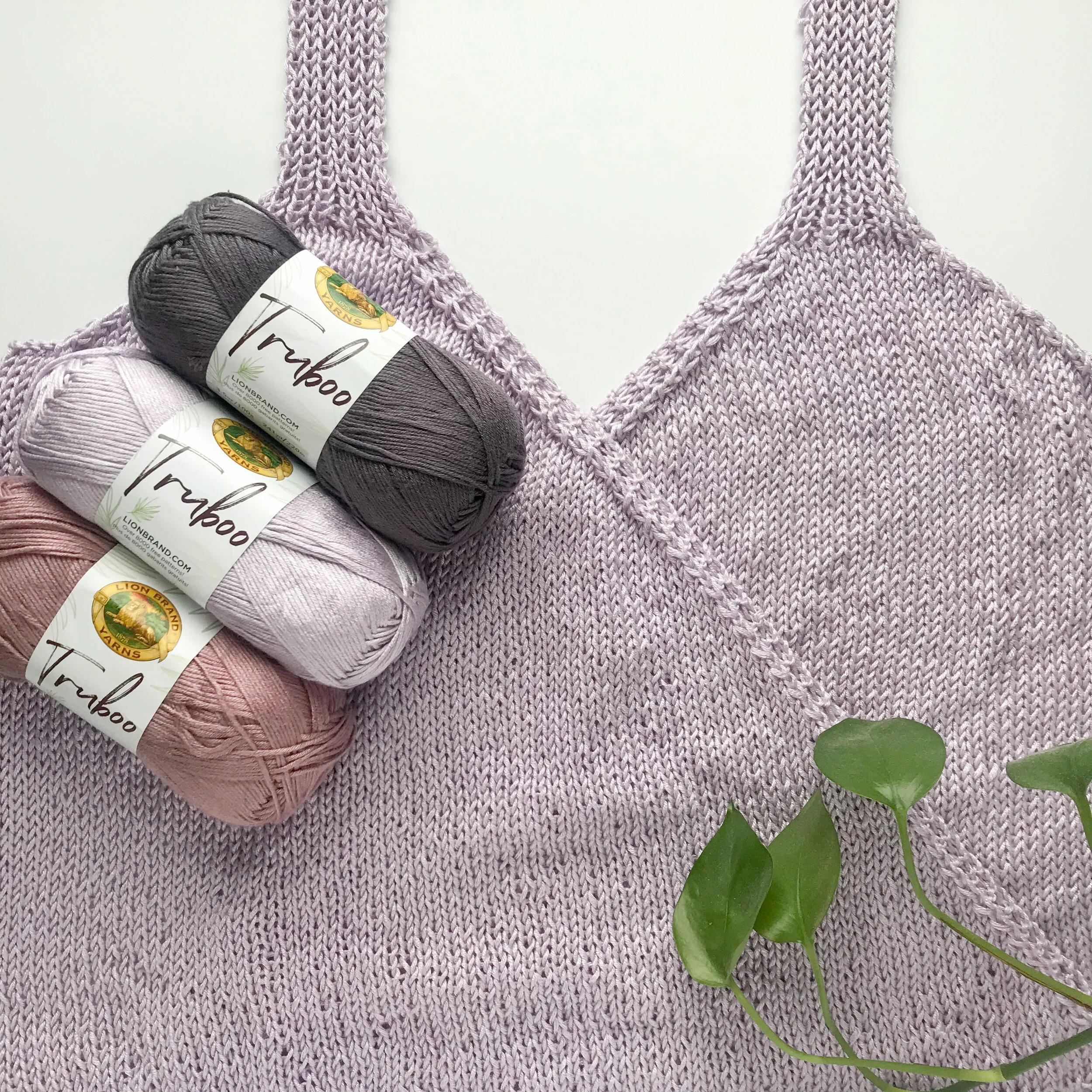 TULIP WRAP TANK: Knitting with Truboo — Knitatude