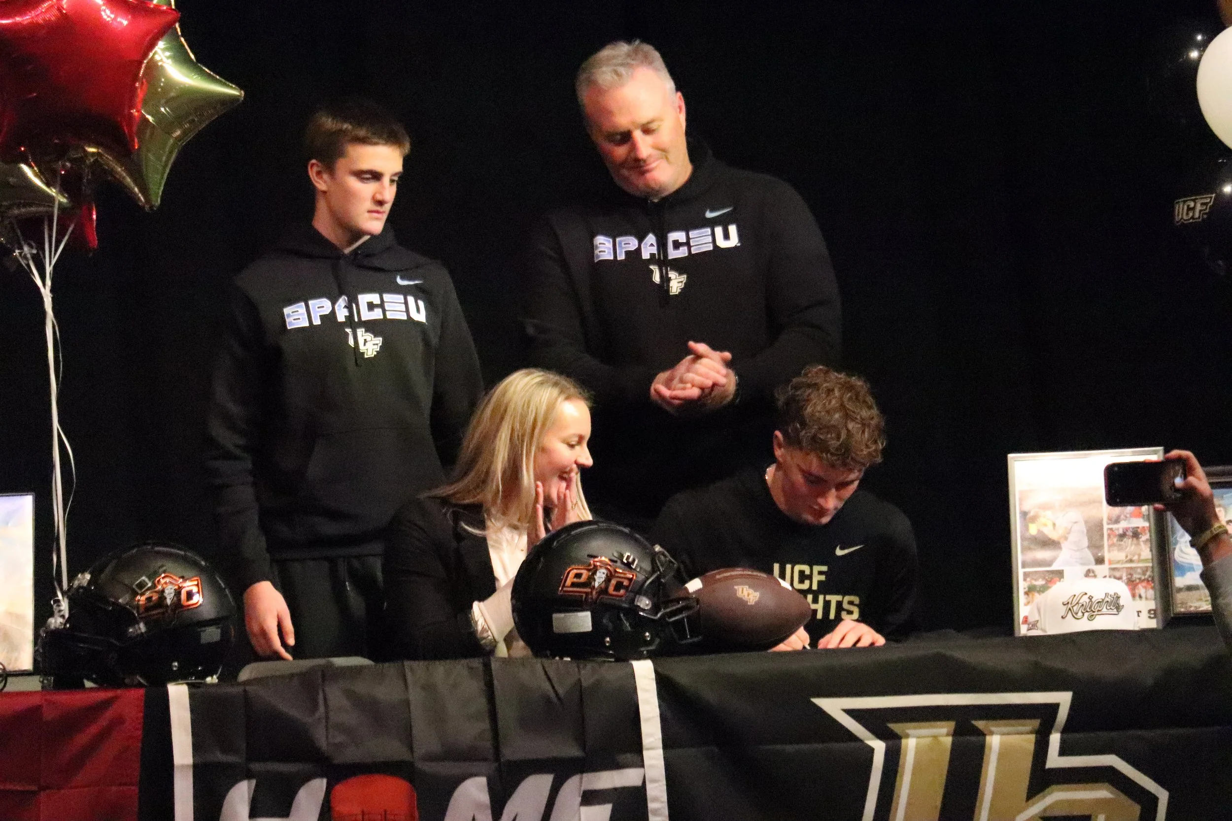 Pirate football players sign early — The Platte County Citizen