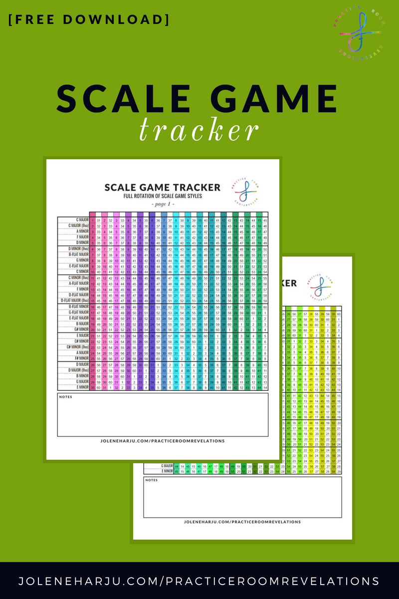 Scale Game Tracker [Free Download] — Jolene Madewell