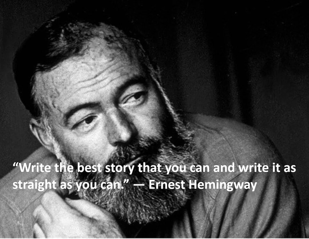 Quote Of The Day – Ernest Hemingway — THOMAS KELLEHER | WRITER