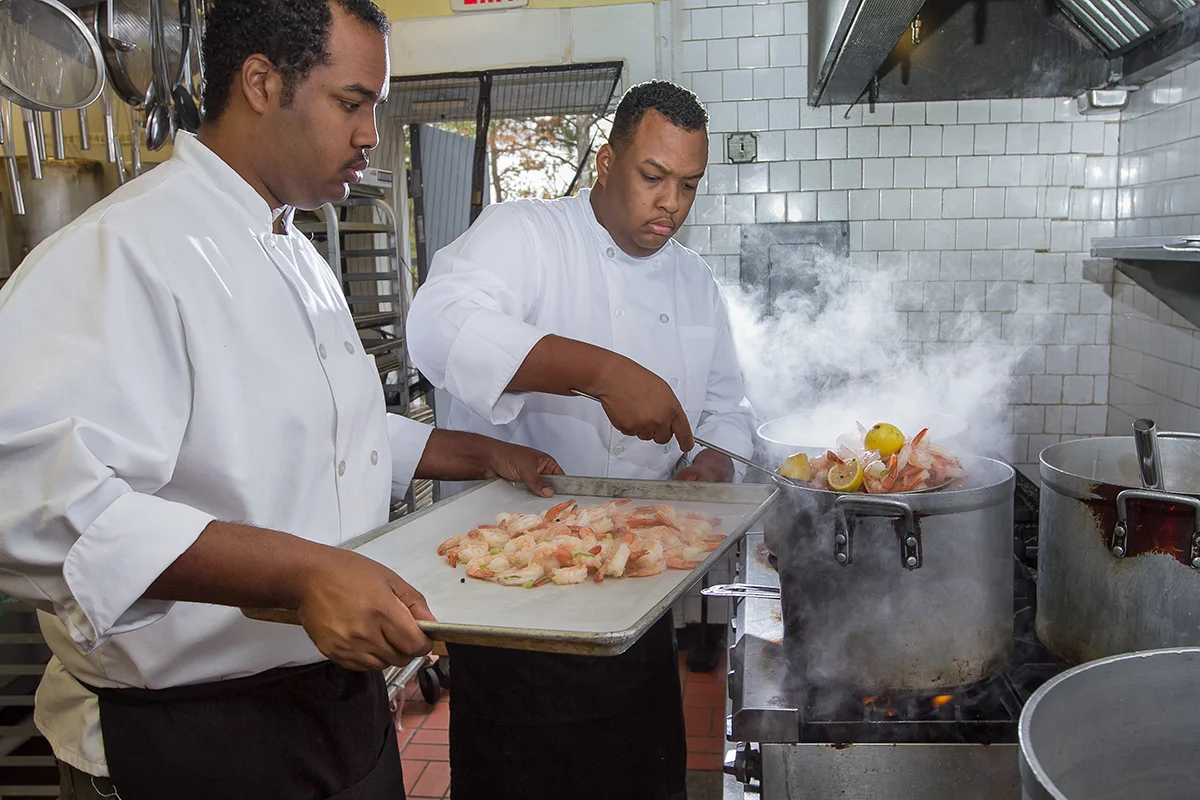 Branding photos for catering company