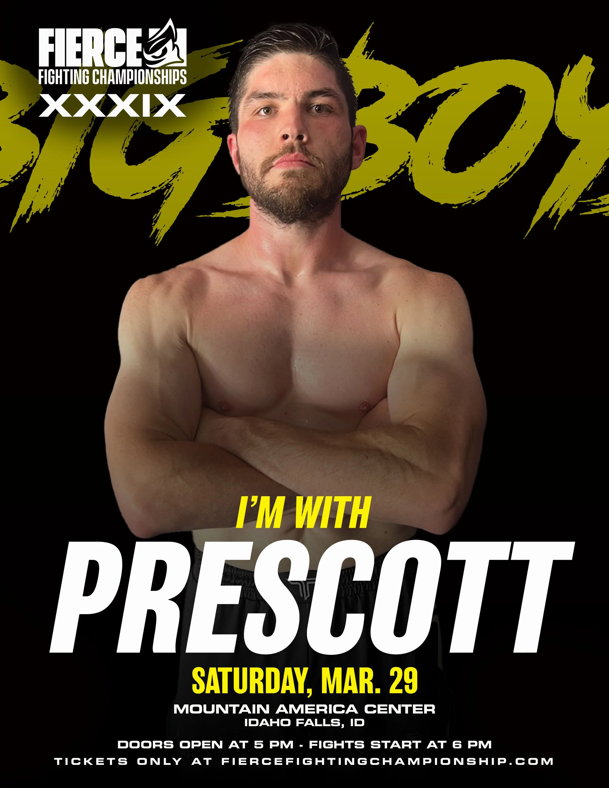 Tickets - March 29th @ MAC, Idaho Falls — Fierce Fighting Championship