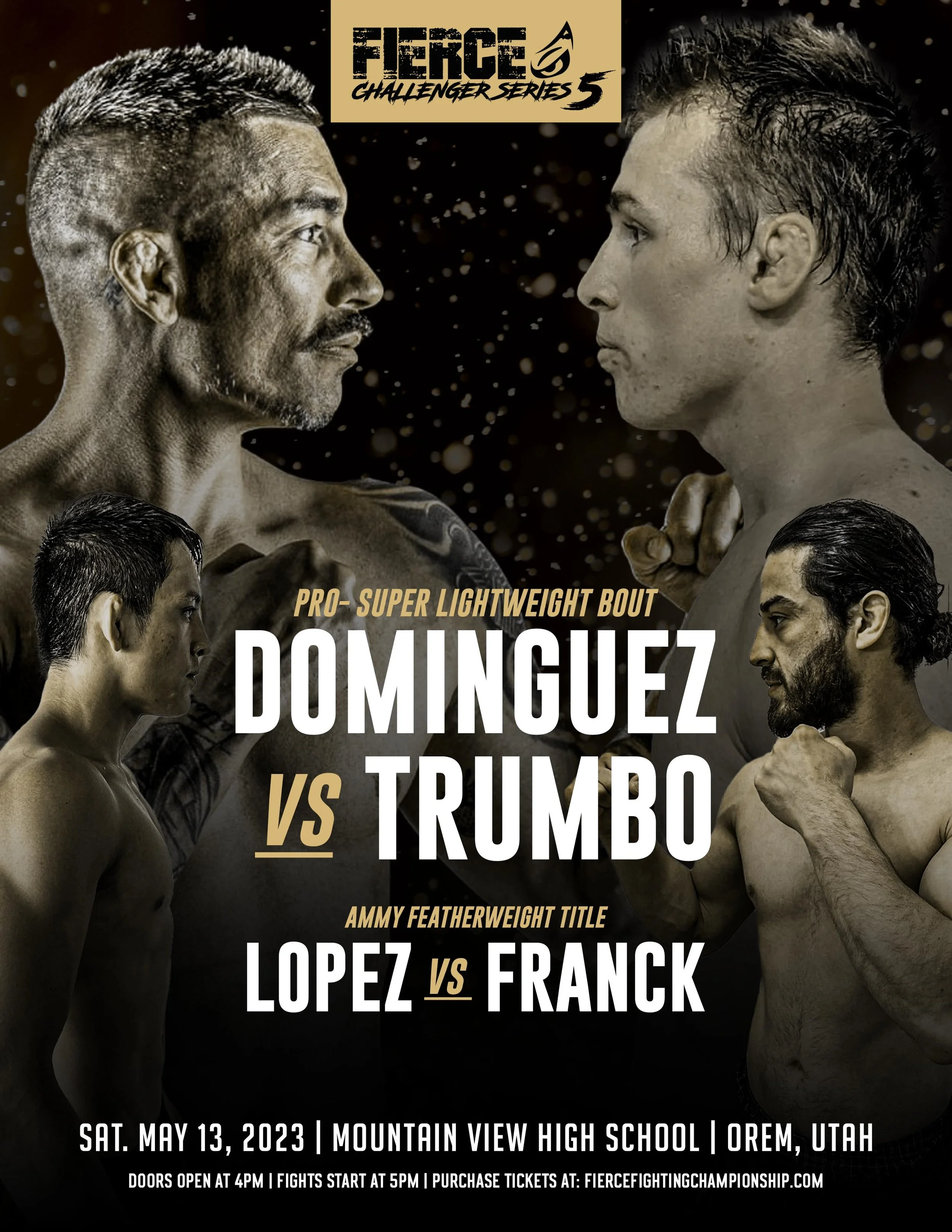 Fierce Challenger Series 5 PPV - May 13, 2023 @ Mountain View High ...