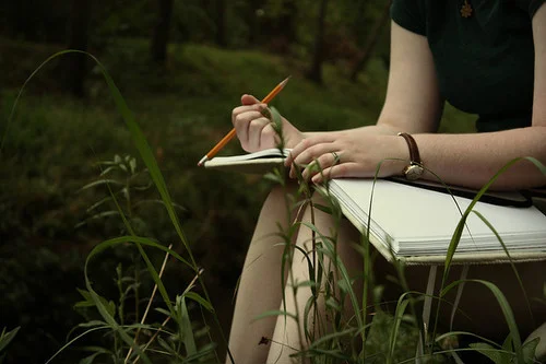 Writing Alone In Nature