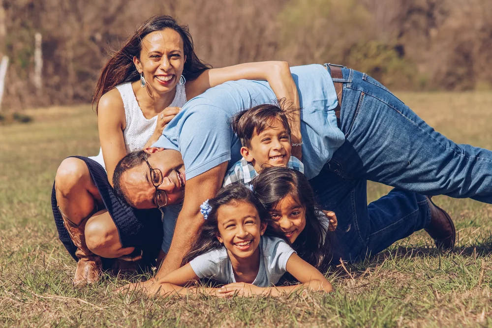 Stereotypical American Family