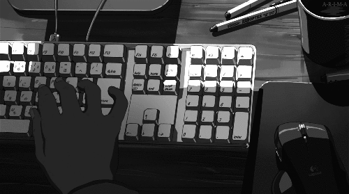 Anime Typing Gif