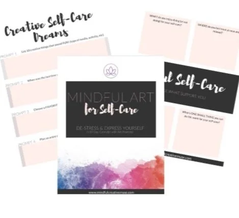 Meditative Watercolor Doodling to de-stress | Mindful Art Activity for ...