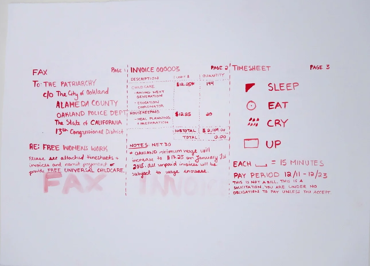 Invoice the Patriarchy — Patti Maciesz