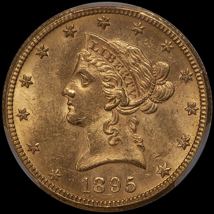 SOLD - $10.00 - 1895-O PCGS MS62+ CAC — Douglas Winter Numismatics