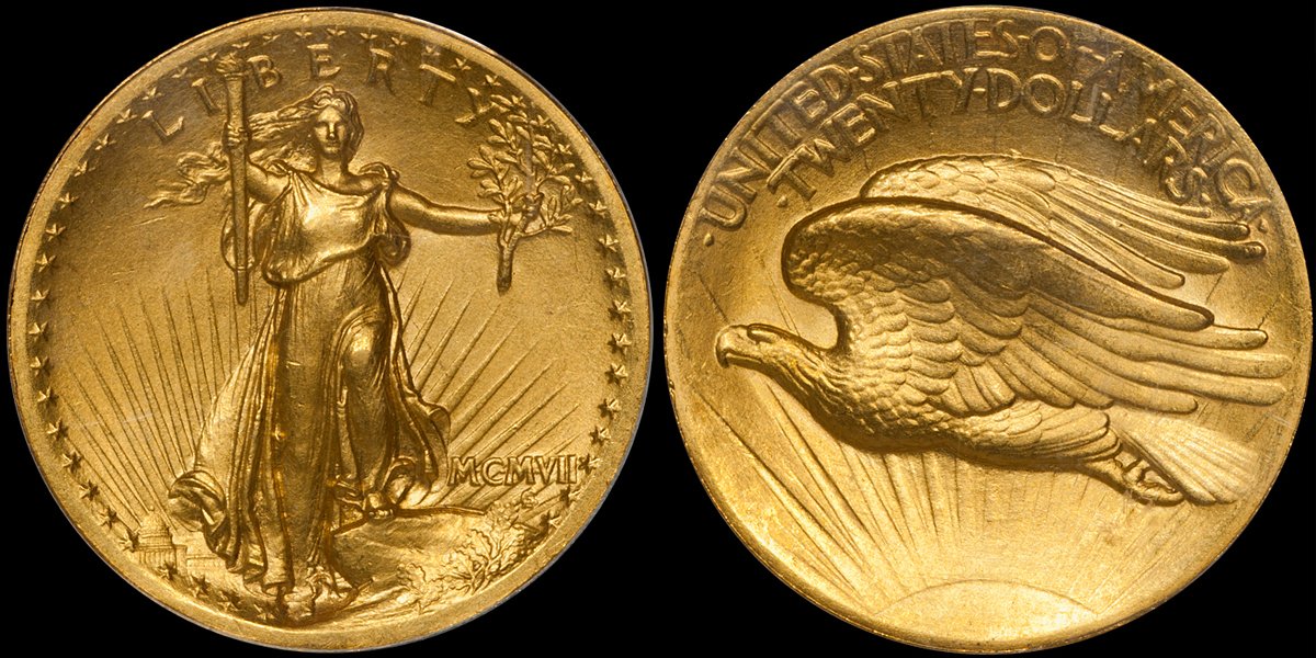 1907 High Relief Double Eagles Tips | Douglas Winter Numismatics | Rare ...
