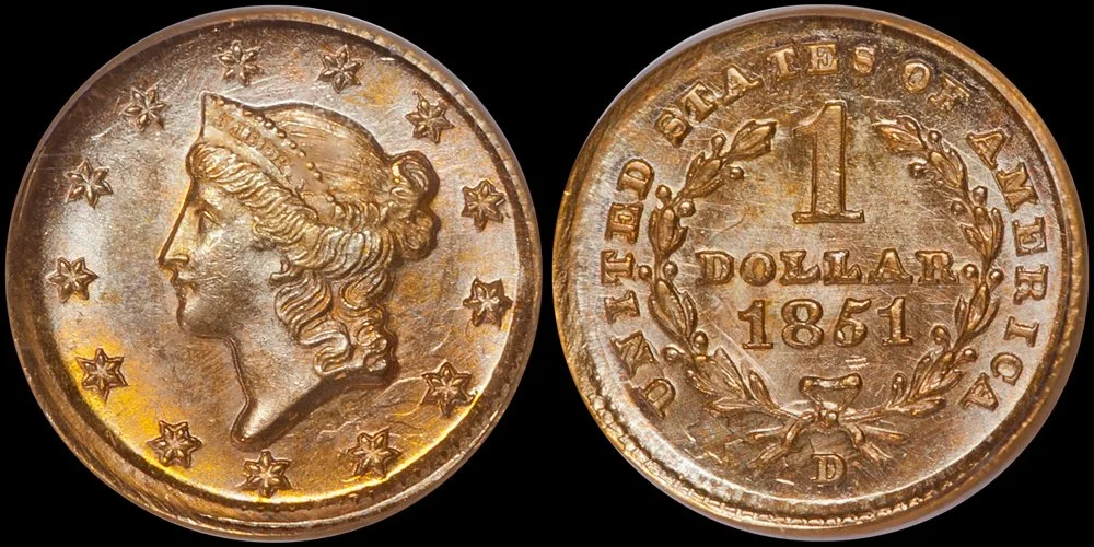 Dahlonega Gold Dollars: Intro & Overview | Douglas Winter Numismatics ...