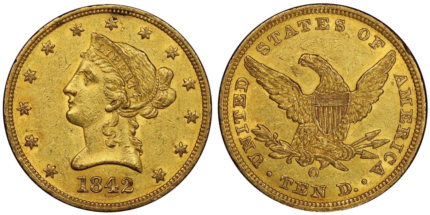 Analysis of No Motto New Orleans Eagles | Douglas Winter Numismatics ...