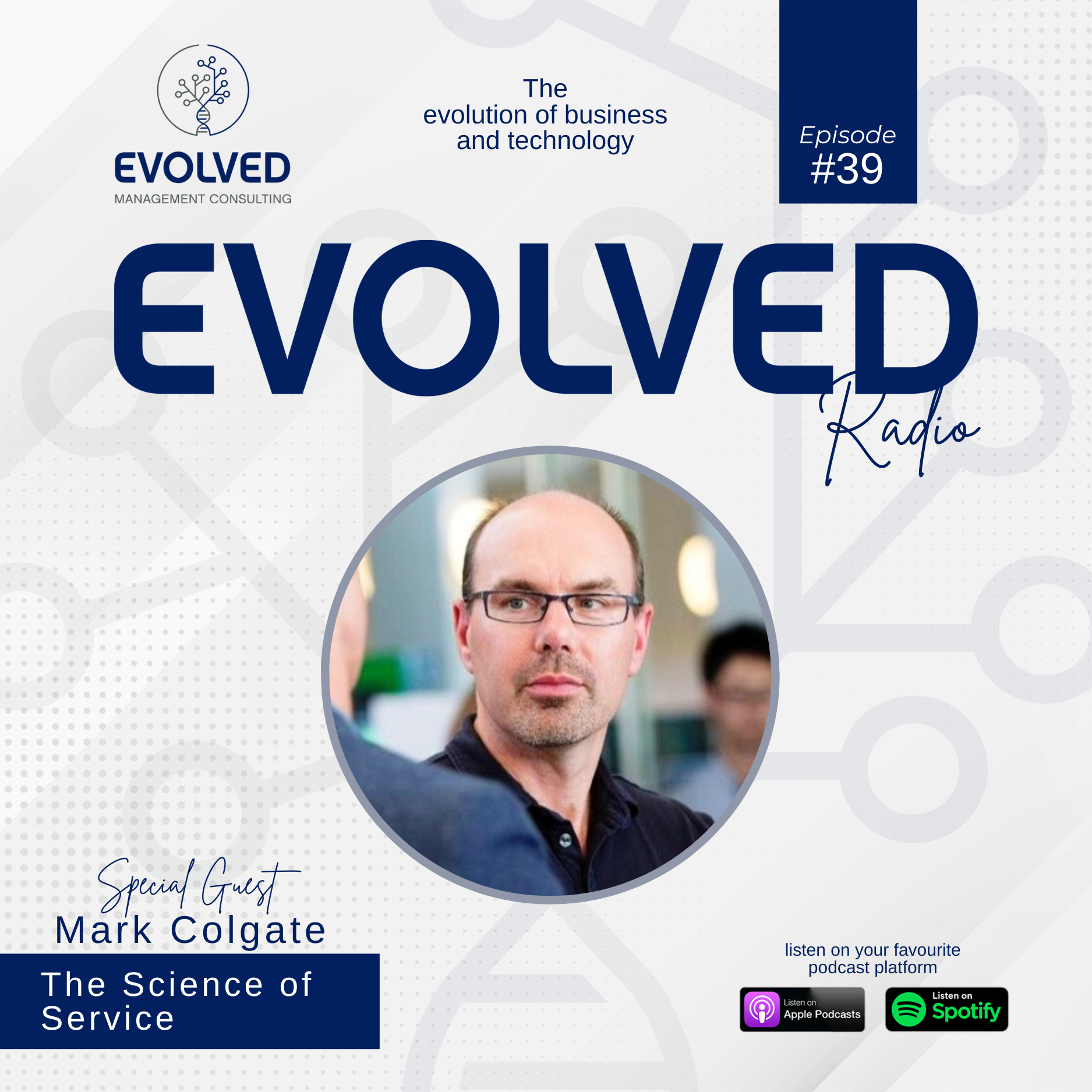 ERP039 - The Science of Service w/ Mark Colgate — Evolved Radio Podcast