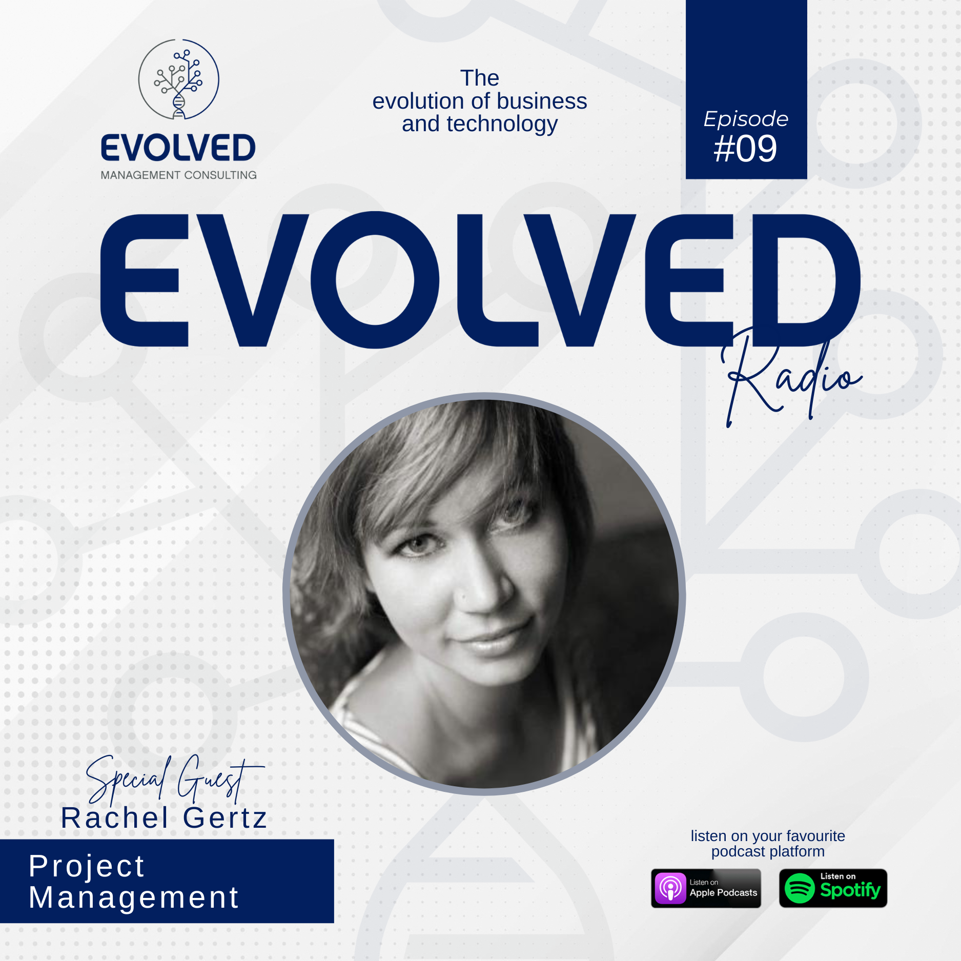 ERP009 - Project Management w/ Rachel Gertz — Evolved Radio Podcast