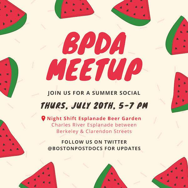 Social events — Boston Postdoctoral Association (BPDA)